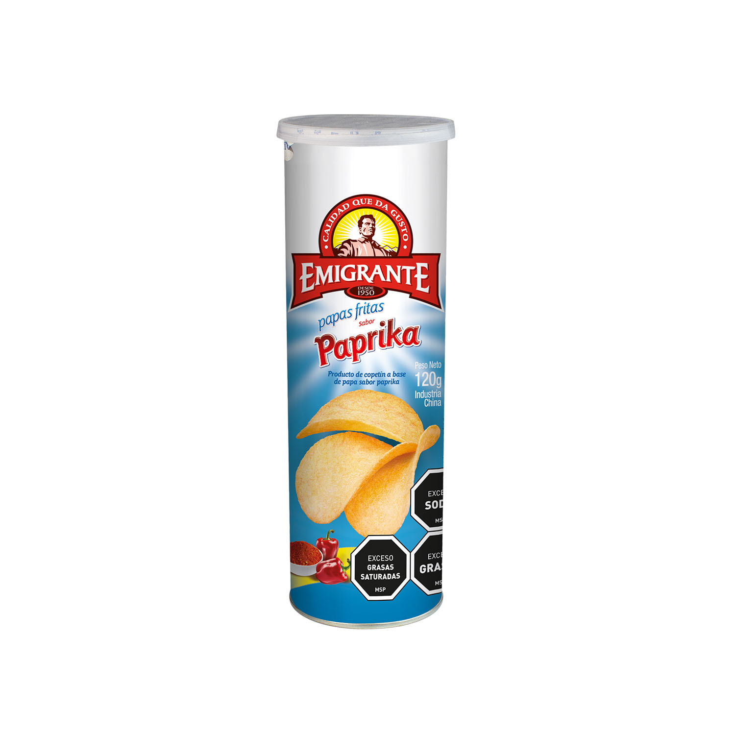 Papas Emigrante Paprika 120 gr - Distribuidora de Bebidas en Uruguay ...